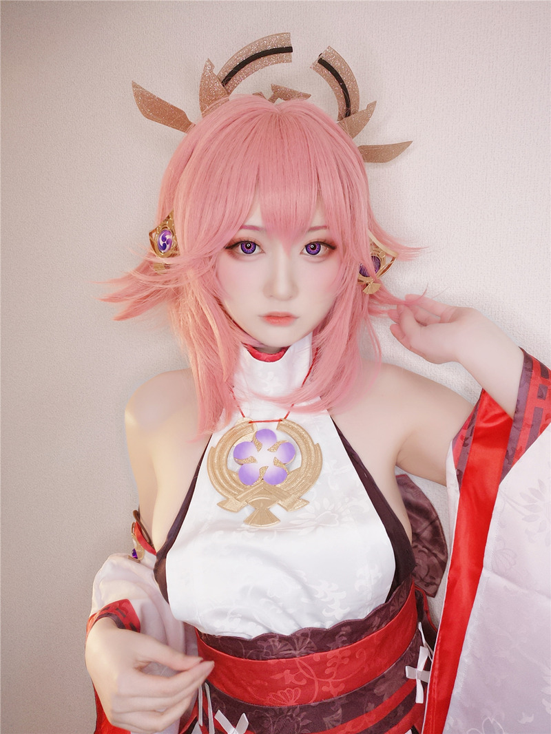 Yuki亭子cos八重神子作品分享 – 绅士学堂