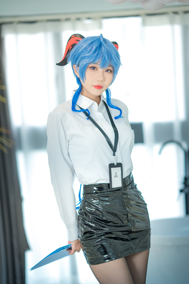 无影喵喵Ghost甘雨OLcos作品分享 – 绅士学堂