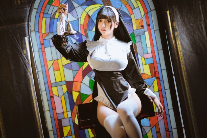 陆卿卿kyokyo沉迷汉堡王修女图片分享 – 绅士学堂